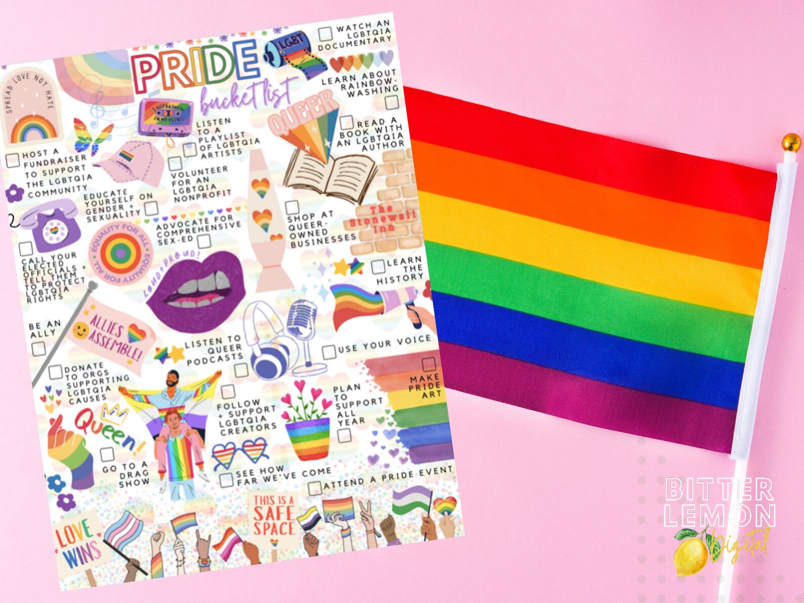 Pride Checklist – Flirting With Fiction